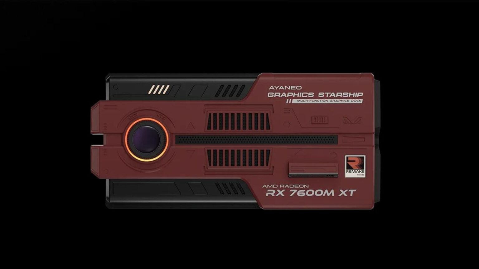 AYANEO AG01 eGPU Dock announced: Starship themed Radeon RX 7600M XT ...