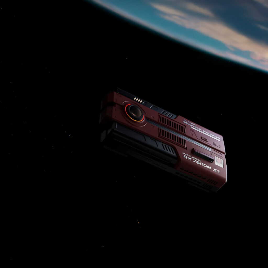 AYANEO AG01 Starship Graphics Dock – Retro Sci-Fi eGPU Radeon RX 7600M XT