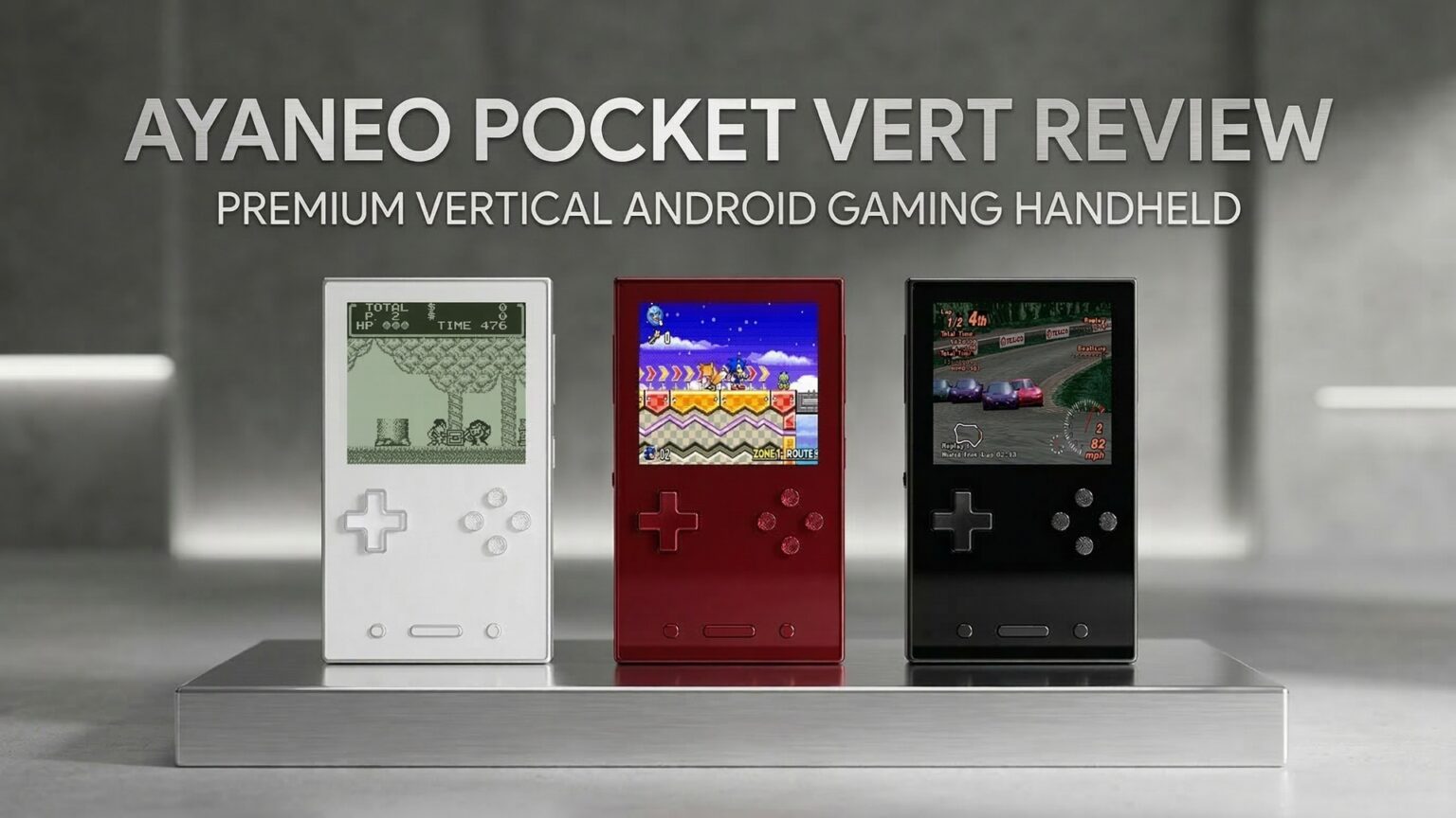 AYANEO Pocket VERT - Revue de presse : Cette machine verticale haut de ...